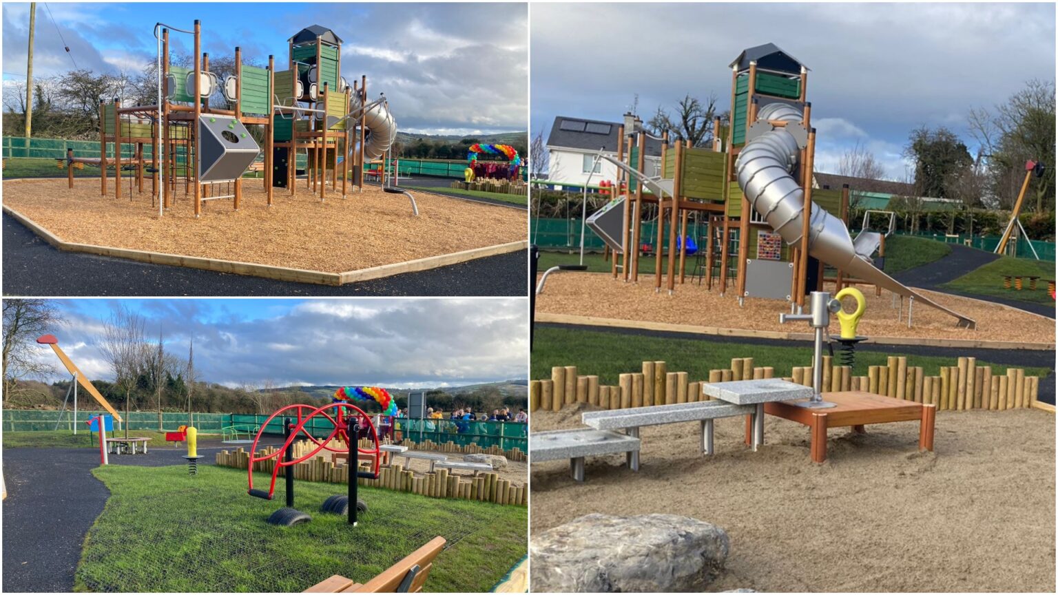 Momentous day as new playground is officially opened in Ballinakill ...