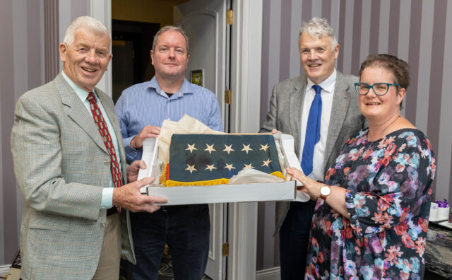 In Pictures: De Vesci Family history and Fitzmaurice Flag presentation ...