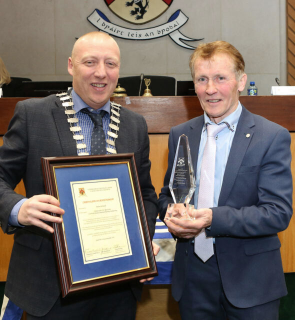 In Pictures: Legendary athlete Martin McDonald honoured at Civic ...