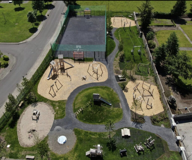 Official opening of the new playground and multi-use games area in ...