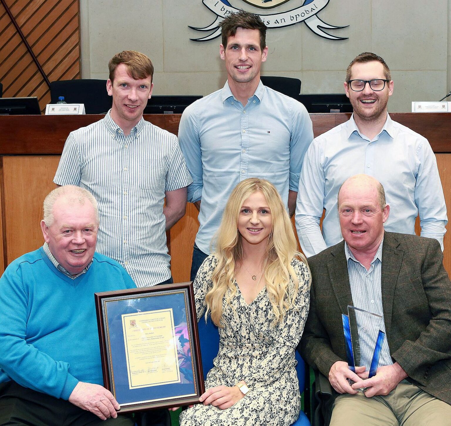 In Pictures: All smiles as Laois athlete Mary Mulhare honoured with ...