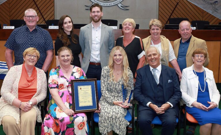 In Pictures: All smiles as Laois athlete Mary Mulhare honoured with ...