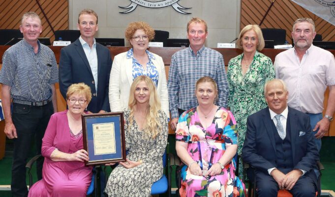 In Pictures: All smiles as Laois athlete Mary Mulhare honoured with ...