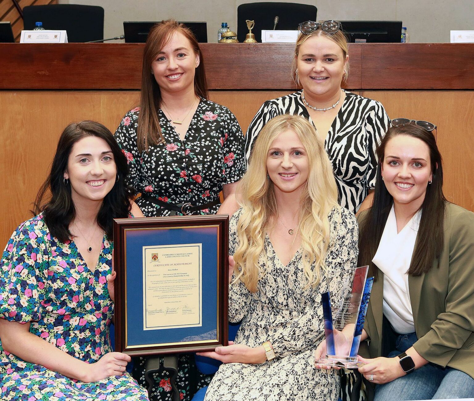 In Pictures: All smiles as Laois athlete Mary Mulhare honoured with ...
