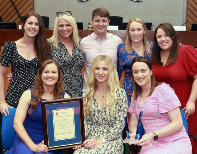 In Pictures: All smiles as Laois athlete Mary Mulhare honoured with ...