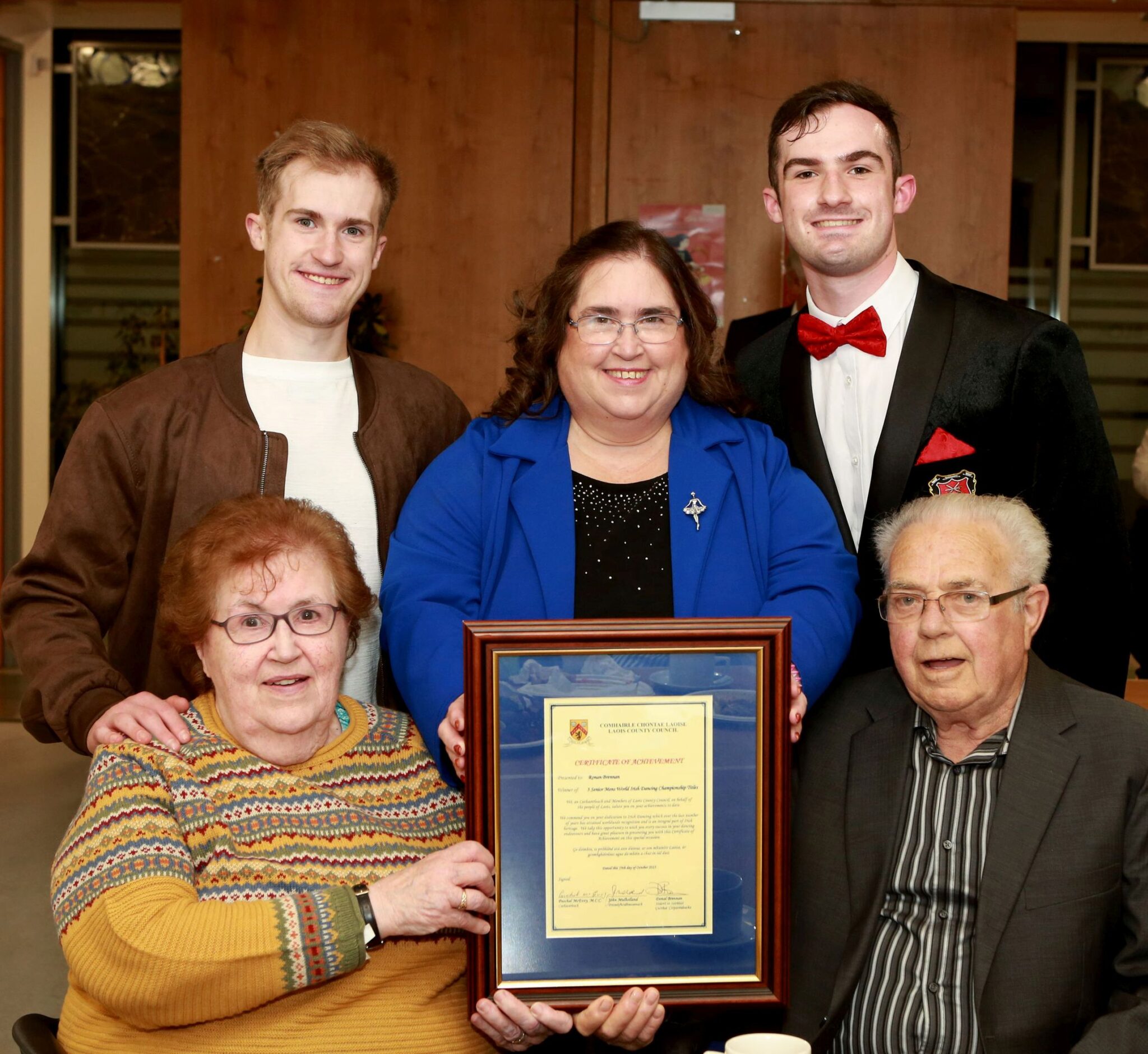 In Pictures: World Champion Irish dancer Ronan honoured at civic reception - Laois Today